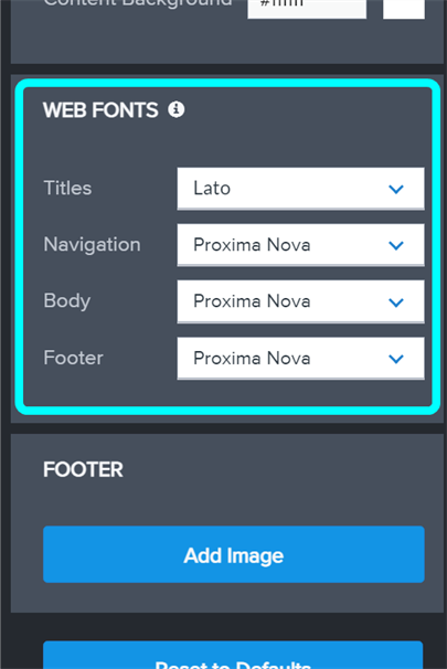 Design Your Site