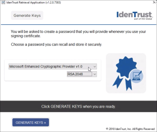 Getting and Using your IdenTrust Digital Certificate