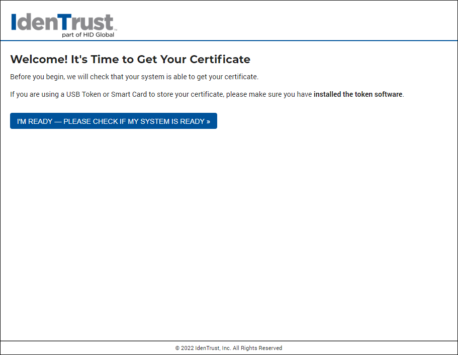 Getting and Using your IdenTrust Digital Certificate