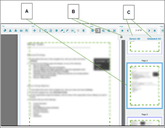 Document Viewer page